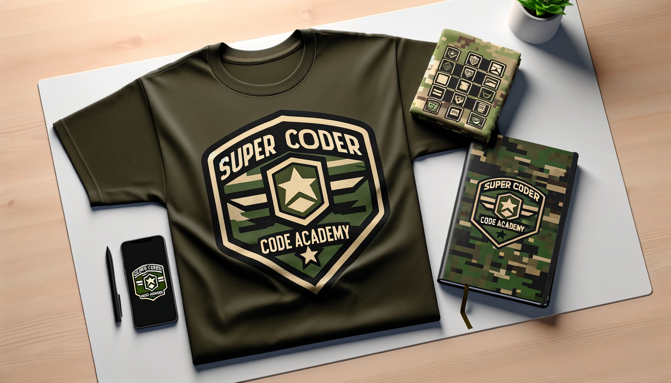 Super Coder Starter Kit Army Style 2 – Cantinhode.net
